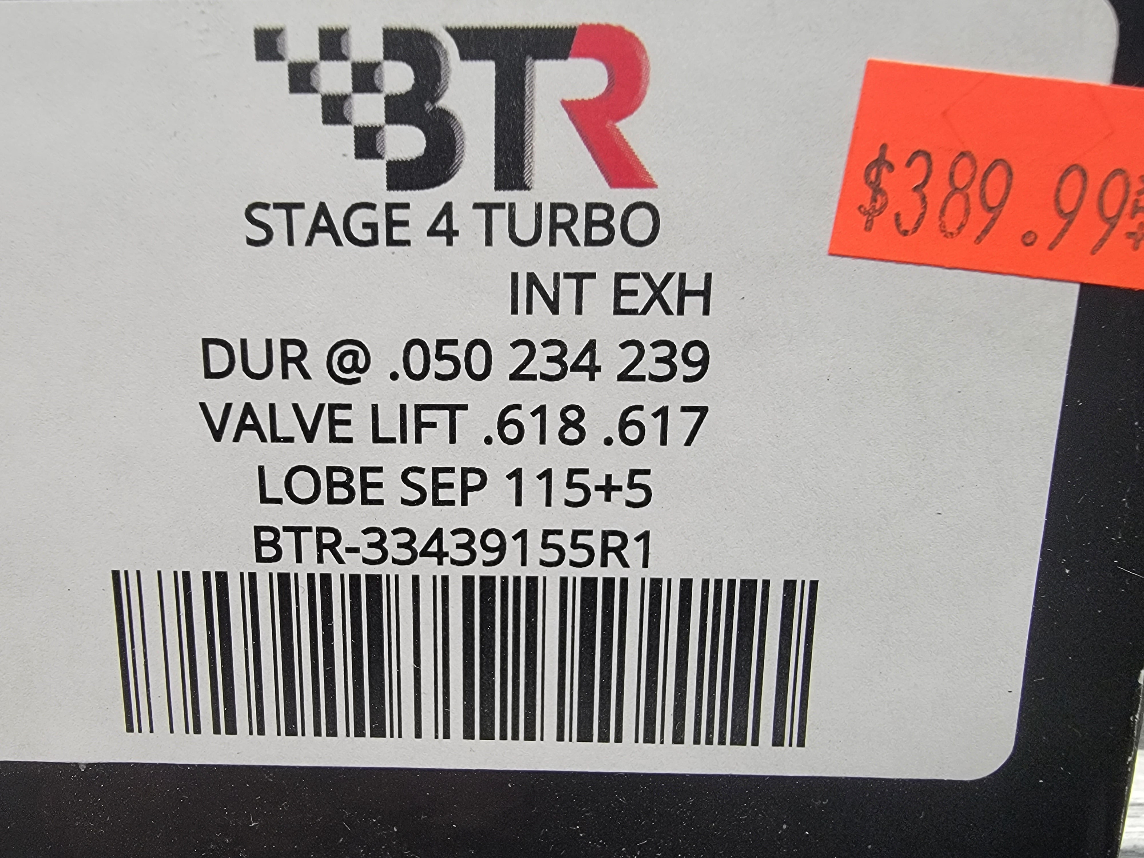 Btr stg 4 turbo cam – 918motorsports